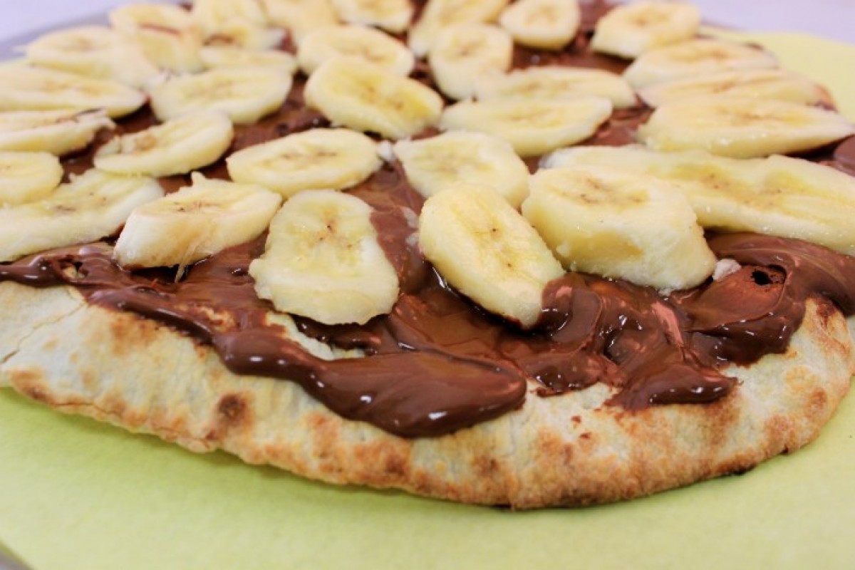 Nutella Pizza with Banana