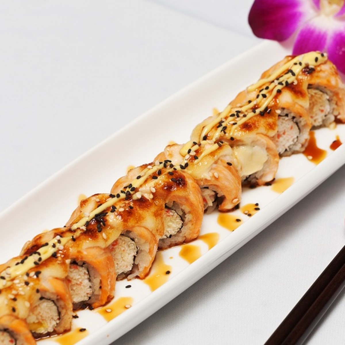 Baked Salmon Roll | Nikko Sushi