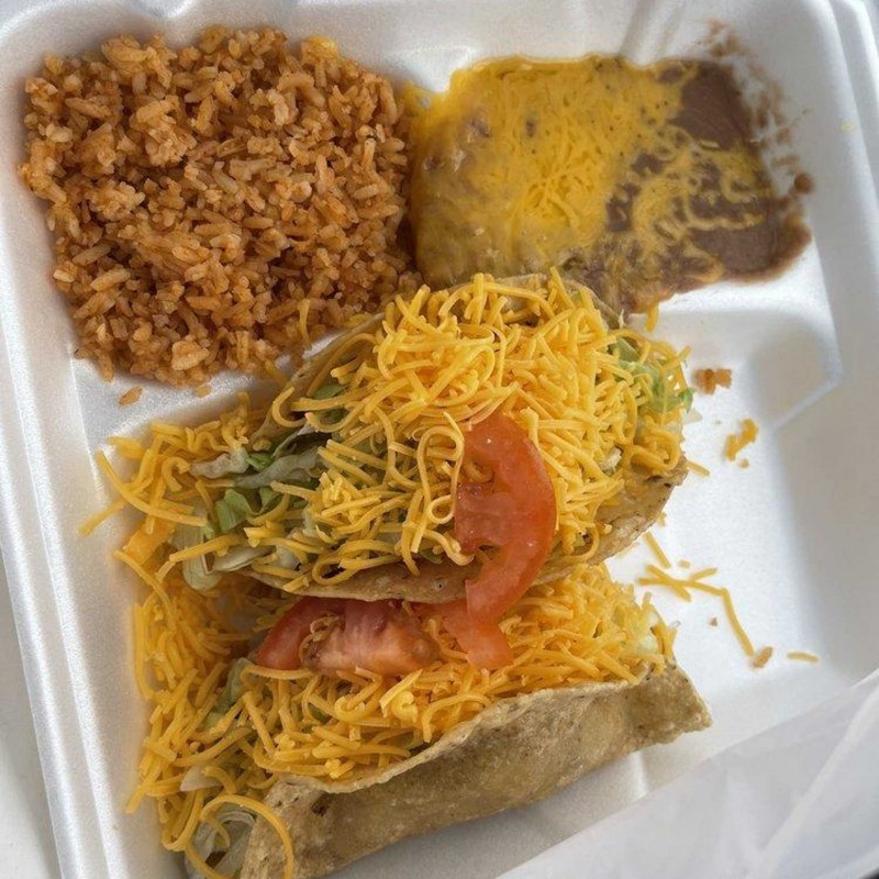#5 - Two Tacos Combo Plate | Rosa Maria's