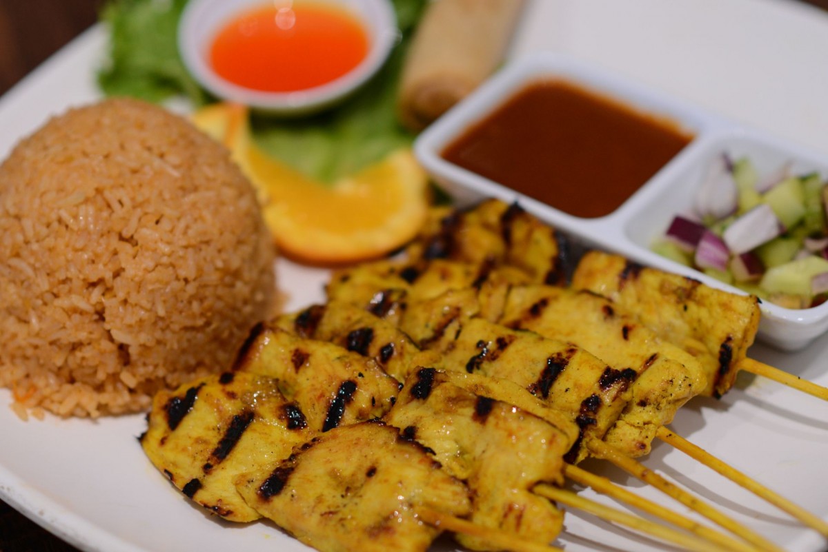 Chicken Satay Dinner