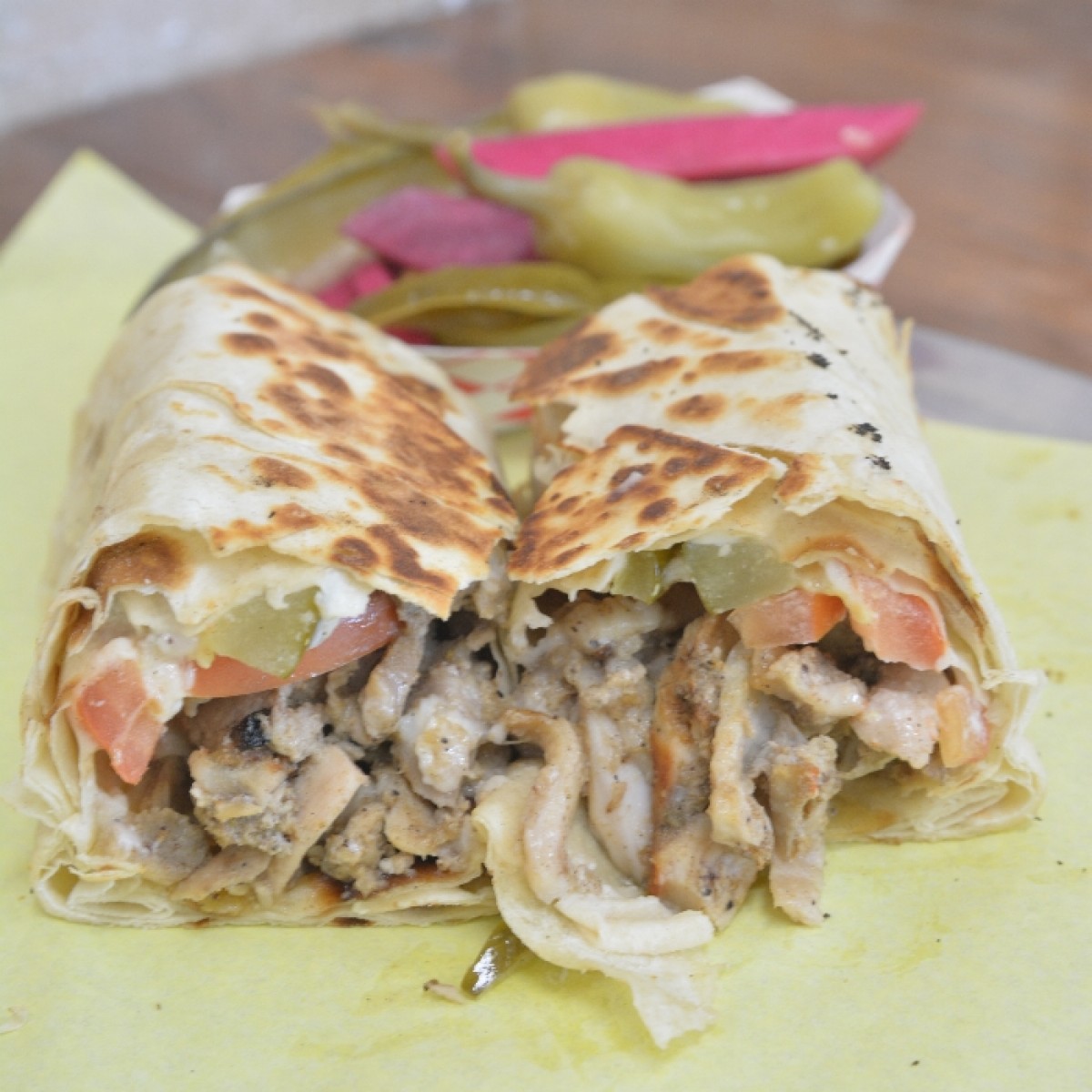 Chicken Shawarma Wrap | Furn Saj