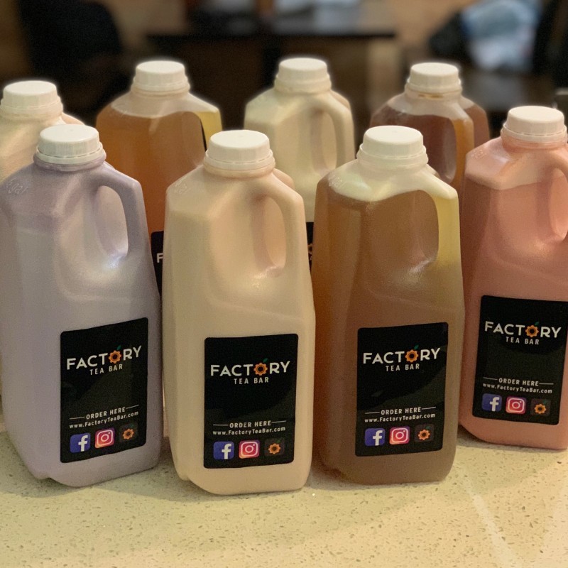 Factory Tea Bar - Menu