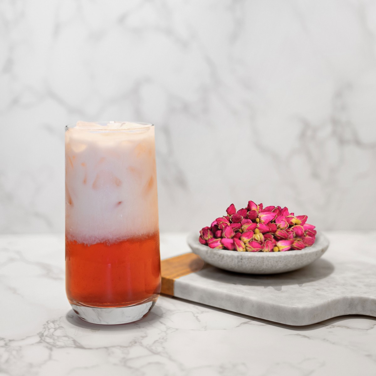 Rose Green Milk Tea | Factory Tea Bar