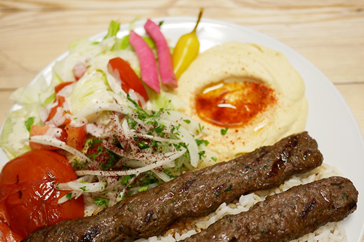 Kafta Kabab Plate