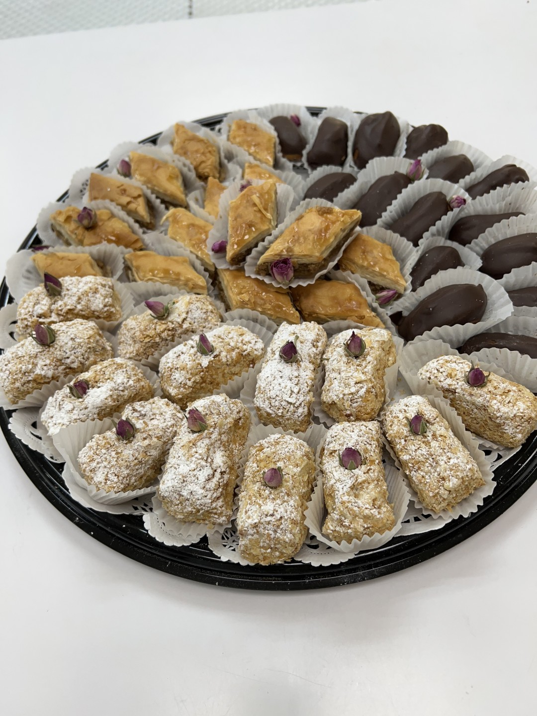 Combo eclair , walnuts baklava and Napoleon | The Zaatar Factory • The ...